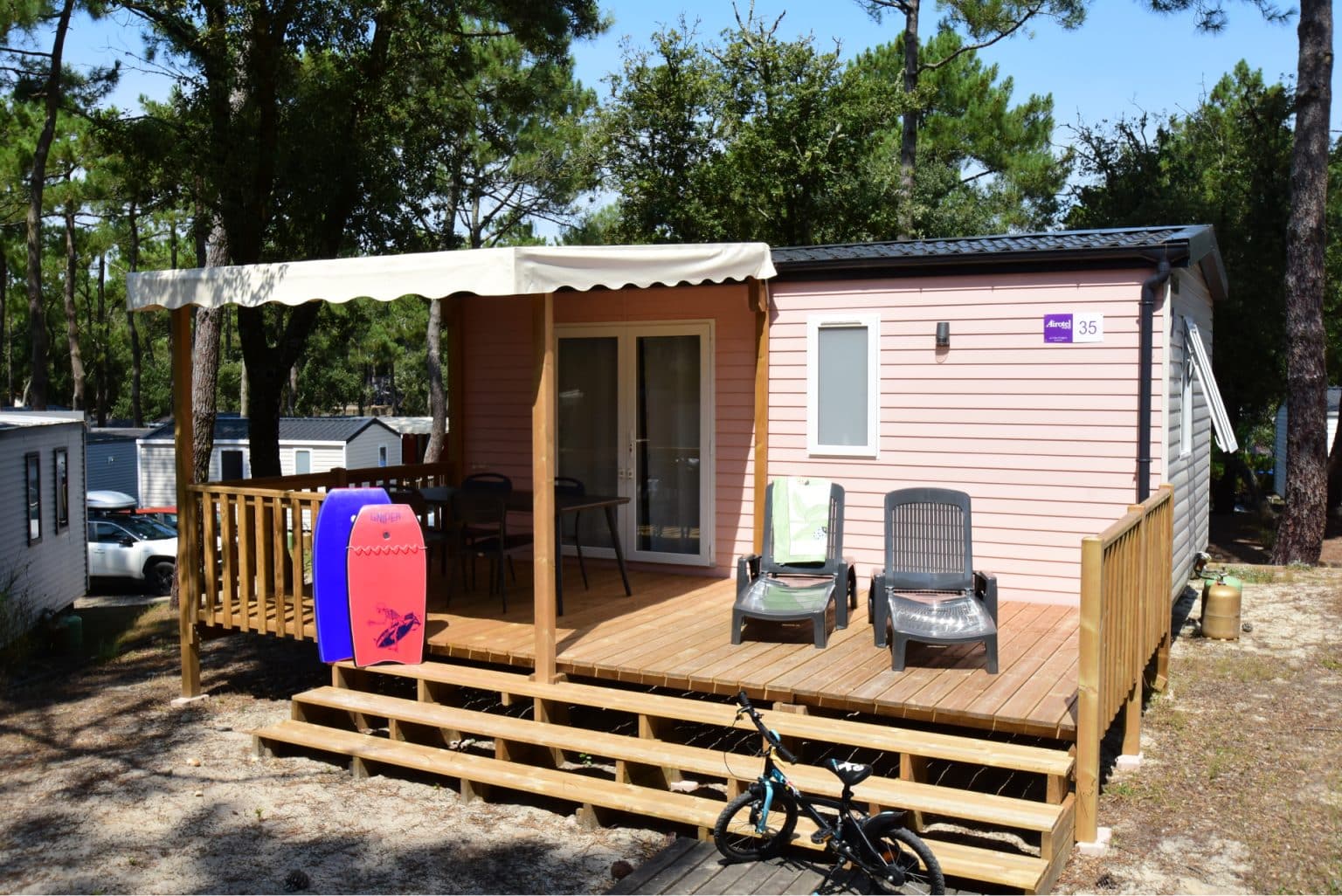 La Côte d'Argent Campsite in Hourtin Plage, Gironde (33)